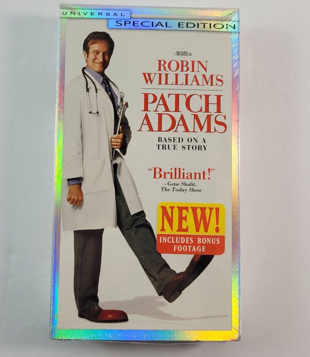 Patch Adams (VHS, 1999, Extra Footage/ Special Edition) Factory Sealed ...