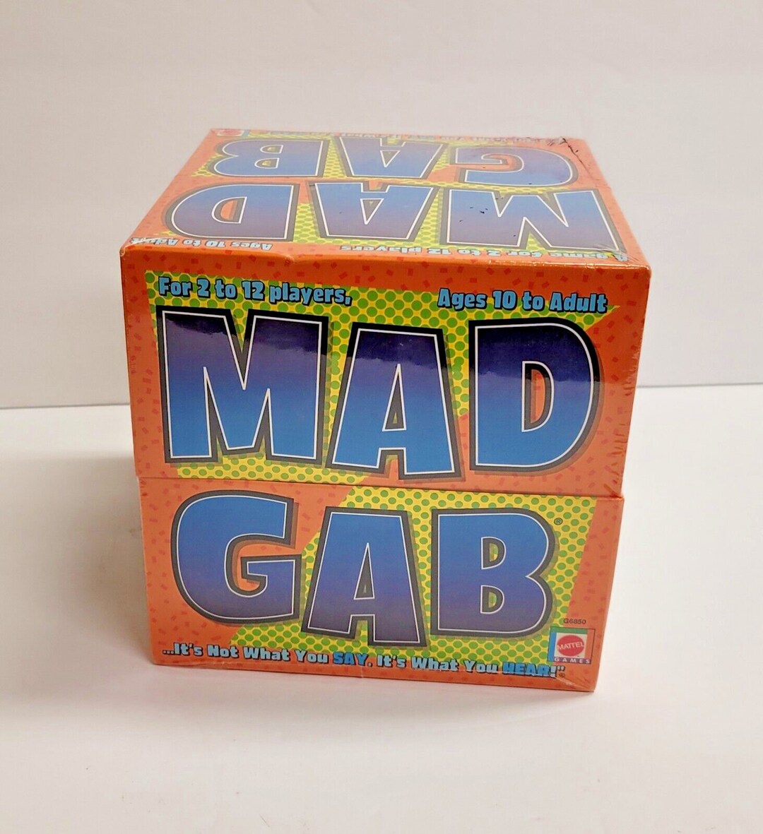 MAD GAB Mattel Party Card Game for 2-12 Players New/factory Sealed - Etsy