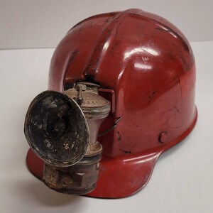 MSA Comfo-cap Coal Miners Helmet Model ANSI Z89.1-1969 Class A Red ...