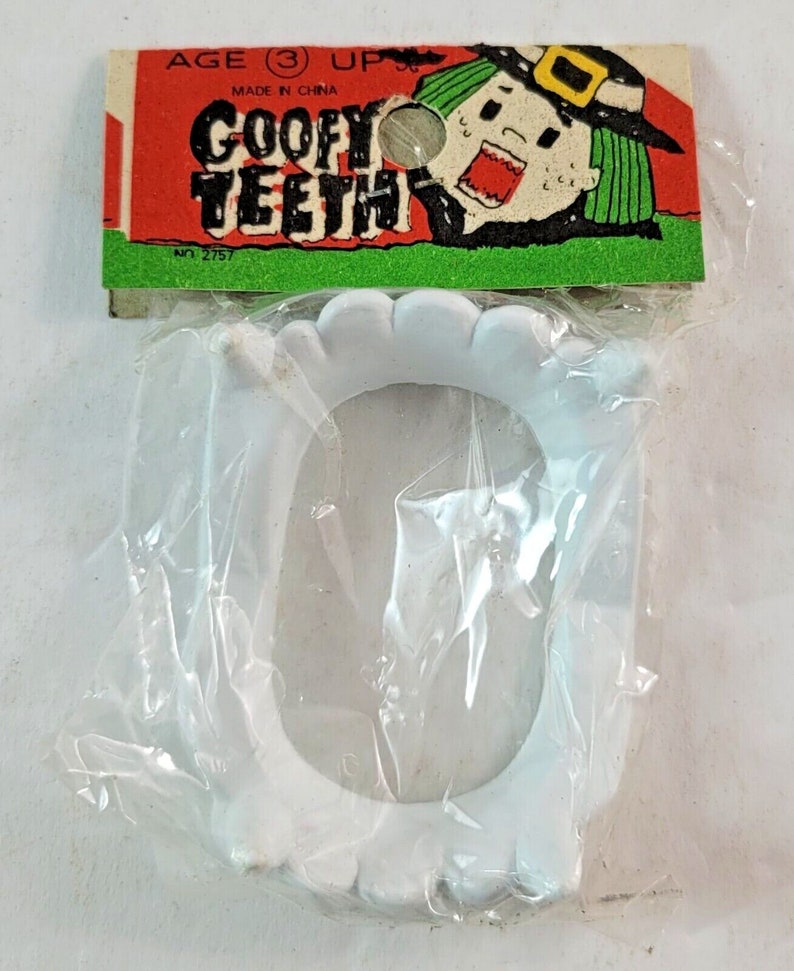 Vintage Halloween Witch Goofy Teeth Collectable Sealed 1990's NOS ...