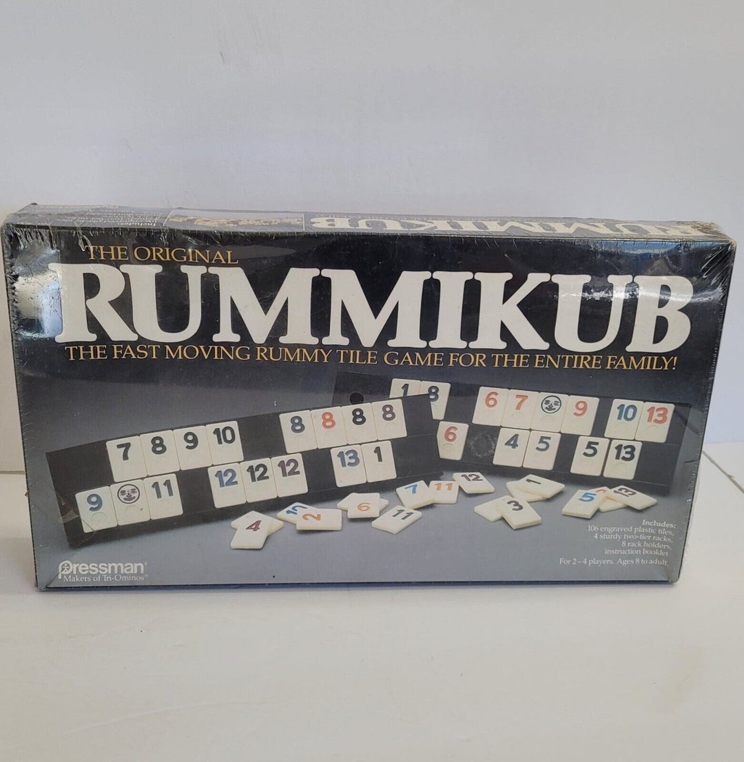 Vintage Pressman Original Rummikub Rummy Tile Game No. 400 New Old Stock Sealed - Etsy