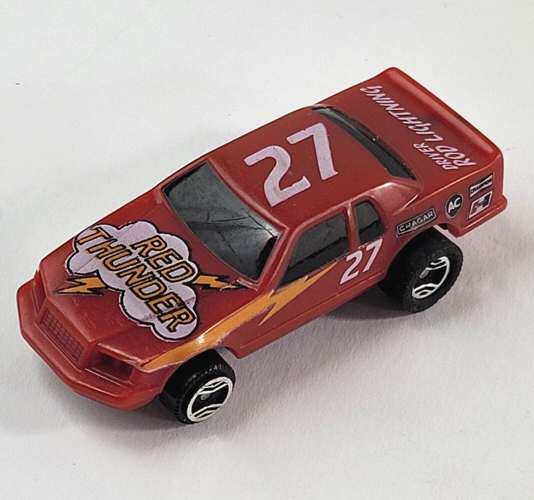 Vintage 1984 Tonka TNT Racer red Thunder Rod Lightning Red Plastic Toy ...