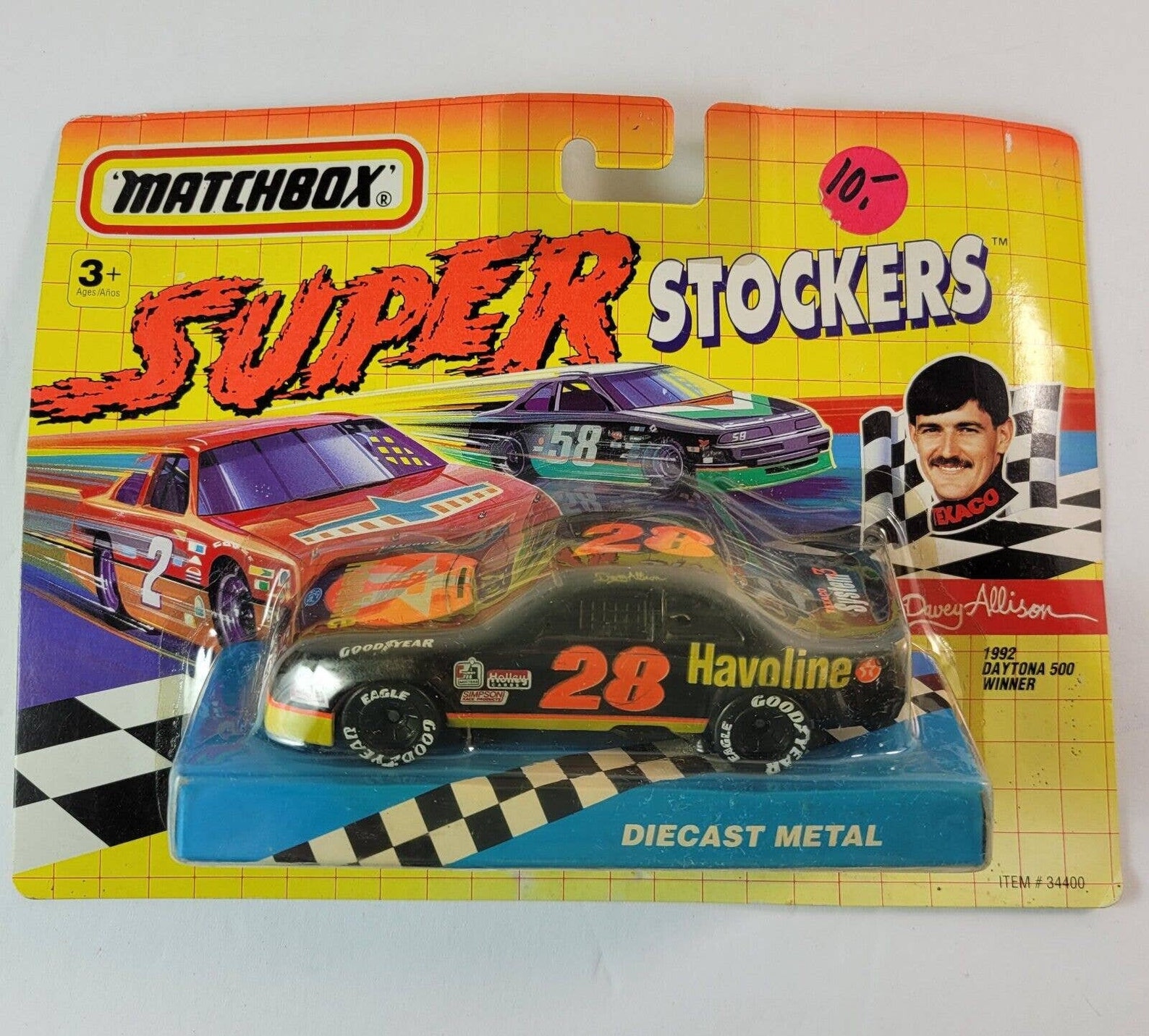Matchbox Super Stockers Davey Allison 28 Havoline 1:43 Scale Die Cast ...