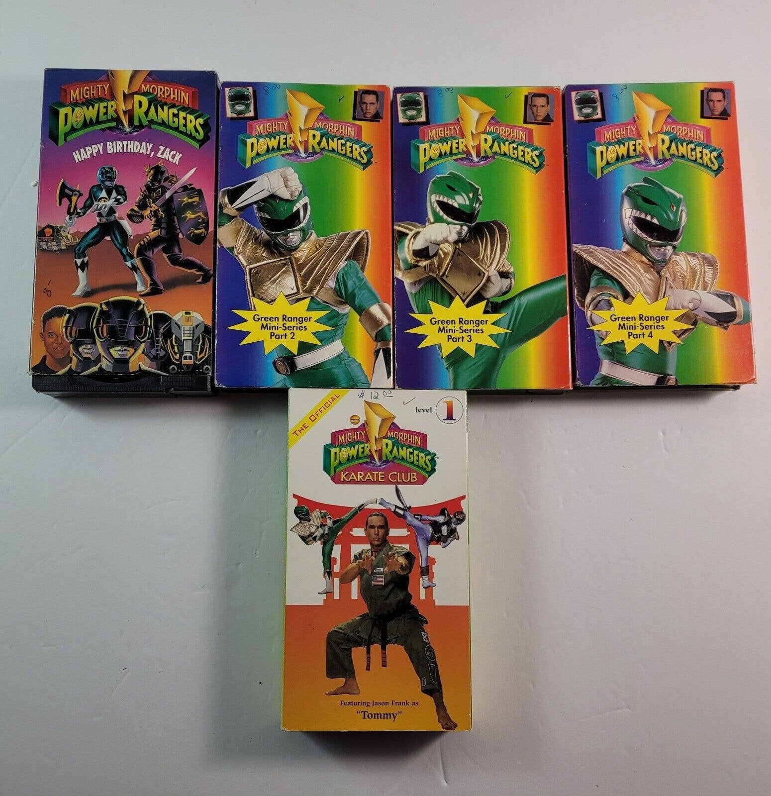Power Rangers Vhs Tape