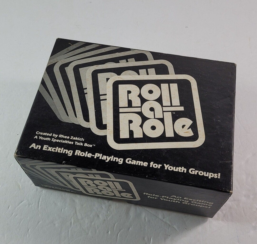 ROLL A ROLE Vintage 1984 Roleplaying Board Game Christian Ministry ...