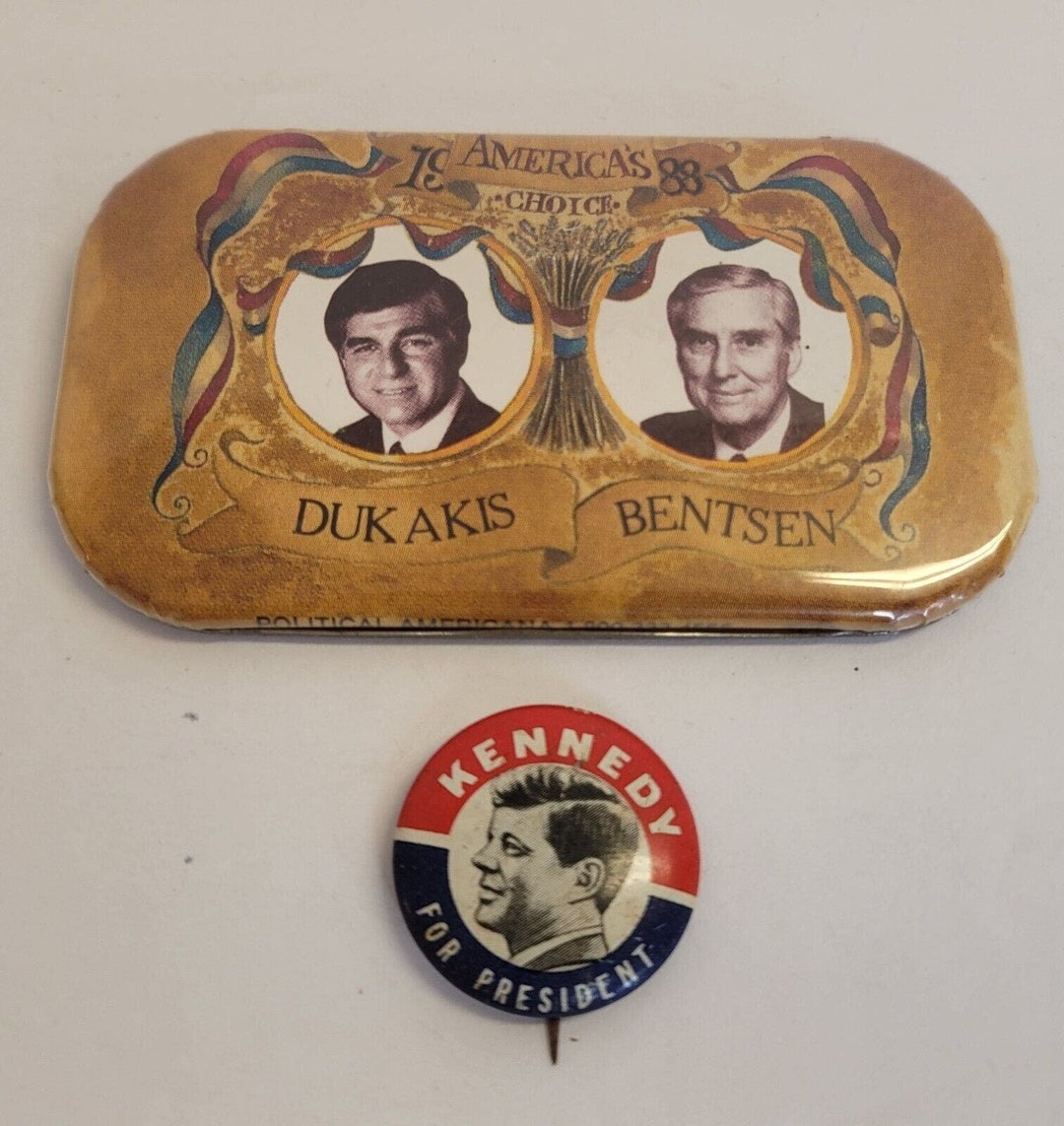 Vtg John F Kennedy JFK for President Pinback Pin Political Button ...