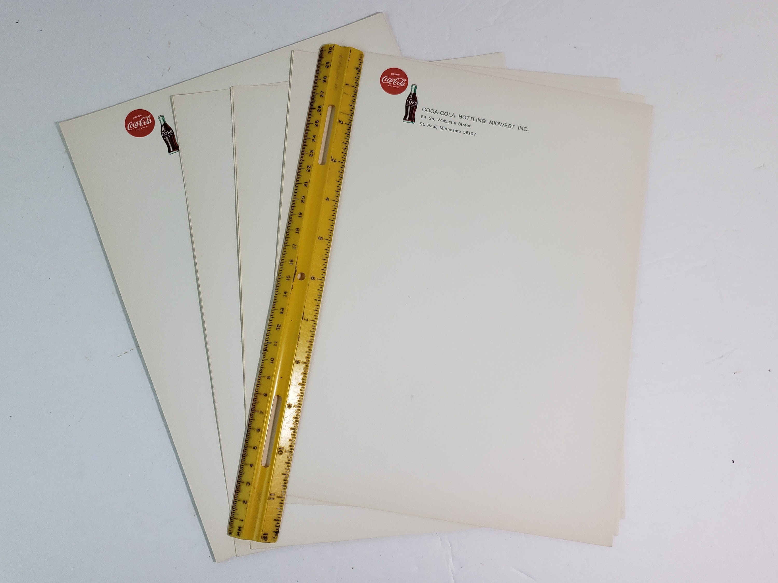 Vintage 1950's 22 Sheets Stationary Paper Coca-cola - Etsy