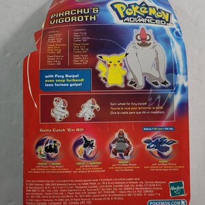 Pokemon Advanced Vigorith and Pikachu Mini Figure 2-pack New & Sealed ...