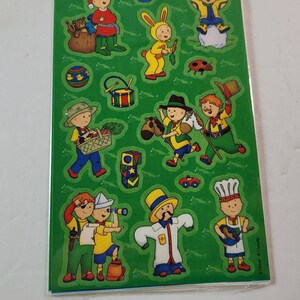Sandylion Caillou 2 Sheet Sticker Pack New and Sealed 2003 - Etsy