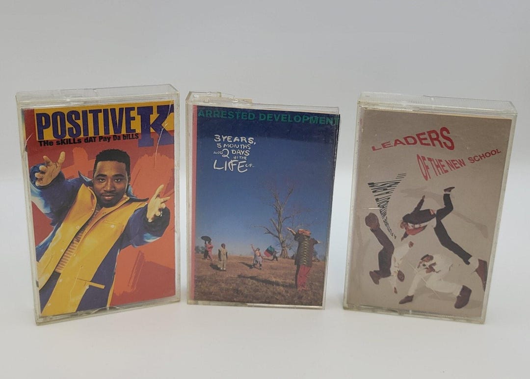 Lot of 3 Rap Hip Hop Cassette Tapes - Leaders of the New School ...