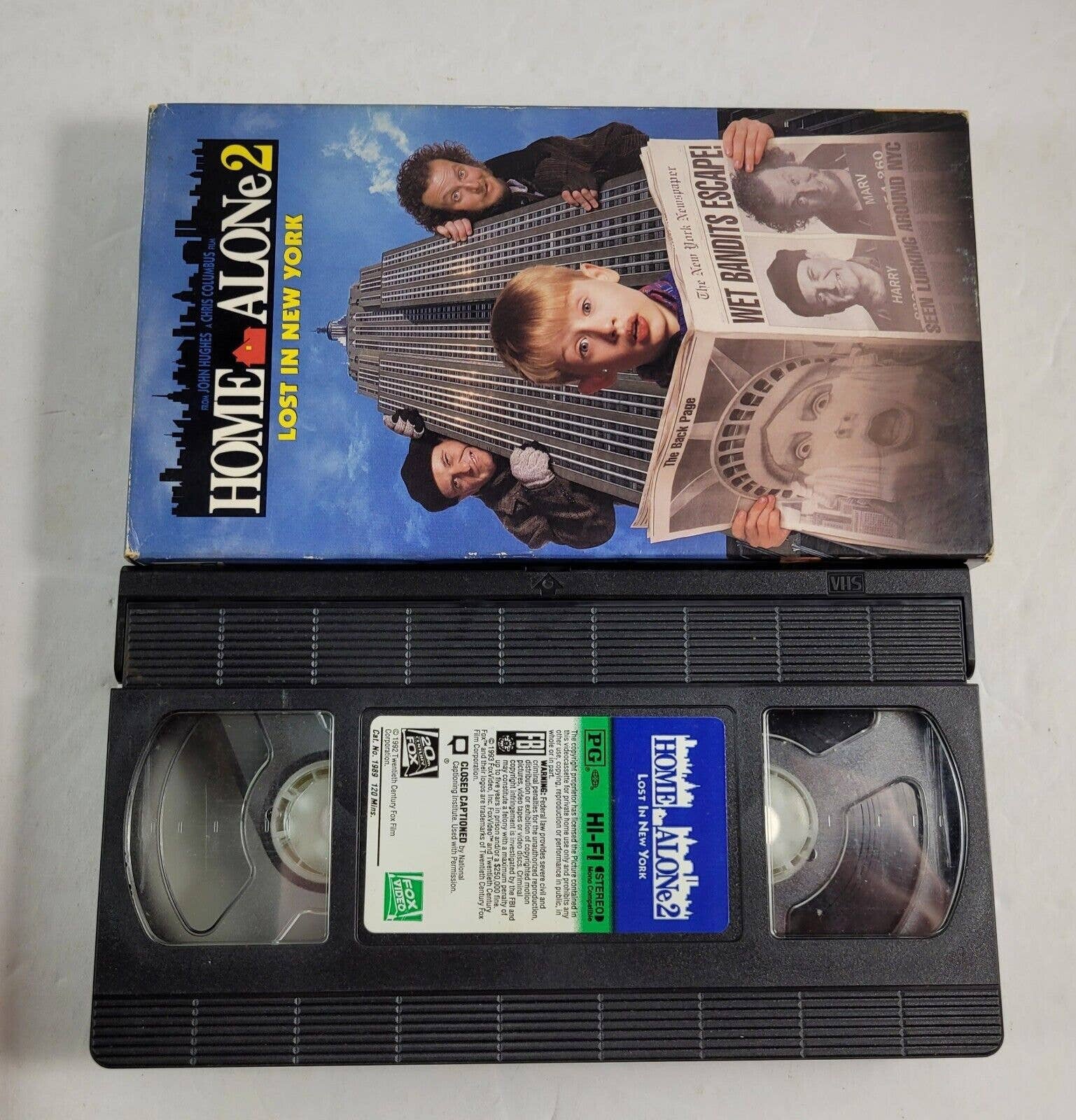Home Alone 1 & 2 VHS Lot of Two 2 Movies Christmas Holiday - Etsy