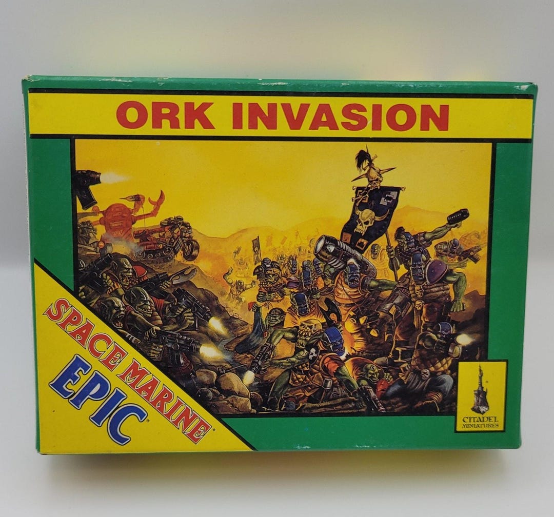 Ork Invasion Space Marine Epic Citadel Miniatures Games Workshop Open ...