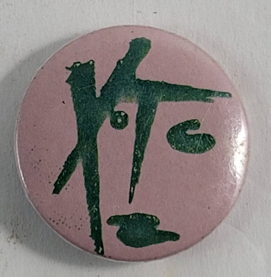 Vintage 1979 XTC Pin Drums & Wires Button Band Badge Andy - Etsy