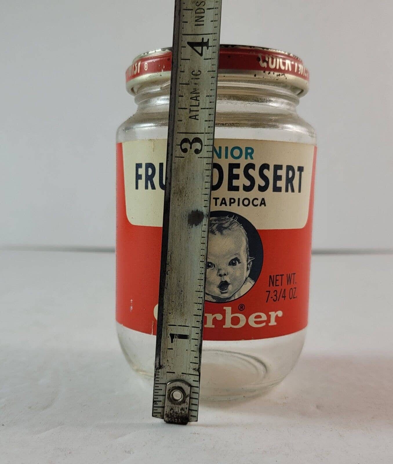 Vintage Gerber Baby Food Jar 1960s Fruit Dessert Tapioca - Etsy
