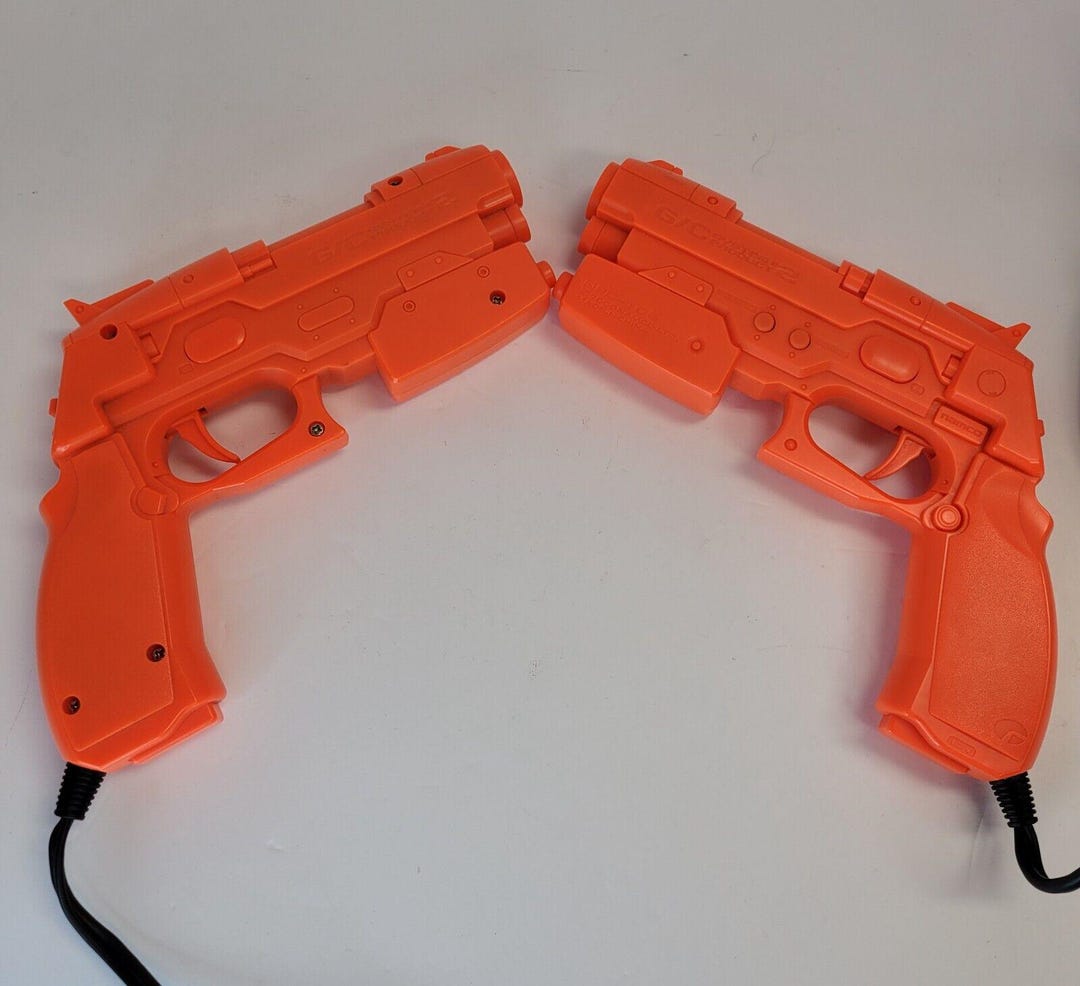 Set of 2 Namco Guncon 2 NPC-106 Product 2 Light Guns Sony Playstation 2 ...