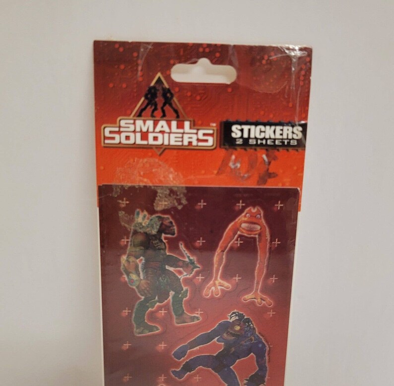 Vintage Small Soldiers Movie Stickers 1998 Sealed Dreamworks - Etsy
