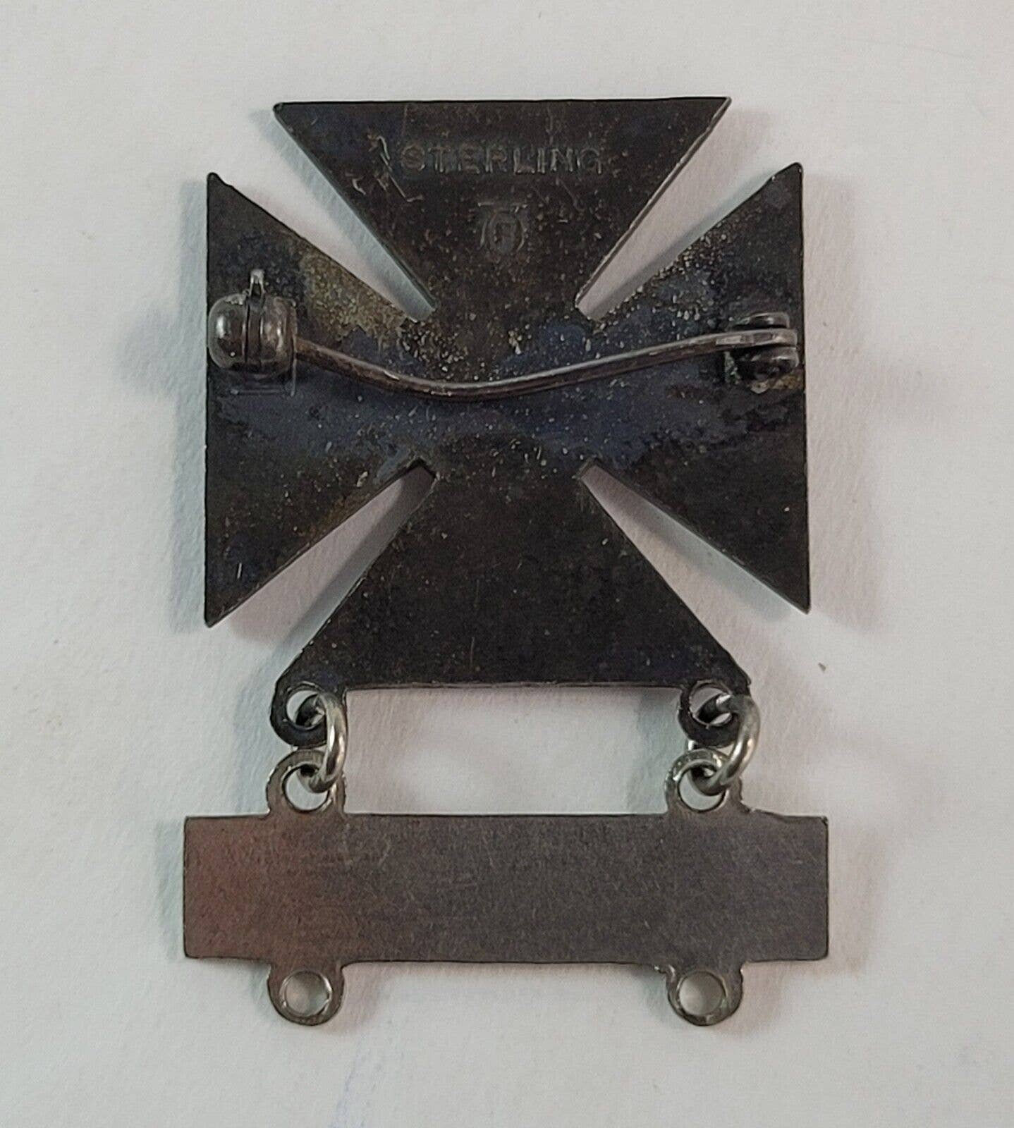 WWII US Army Iron Cross Marksman Badge Silver Pin PISTOL Bar - Etsy