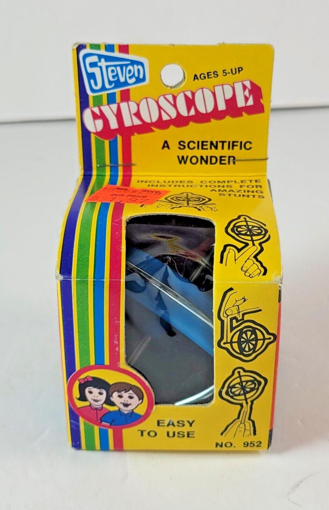 Vintage Steven's Toys Pixie Gyroscope Gyro Scope #952 NOS in Box - Etsy