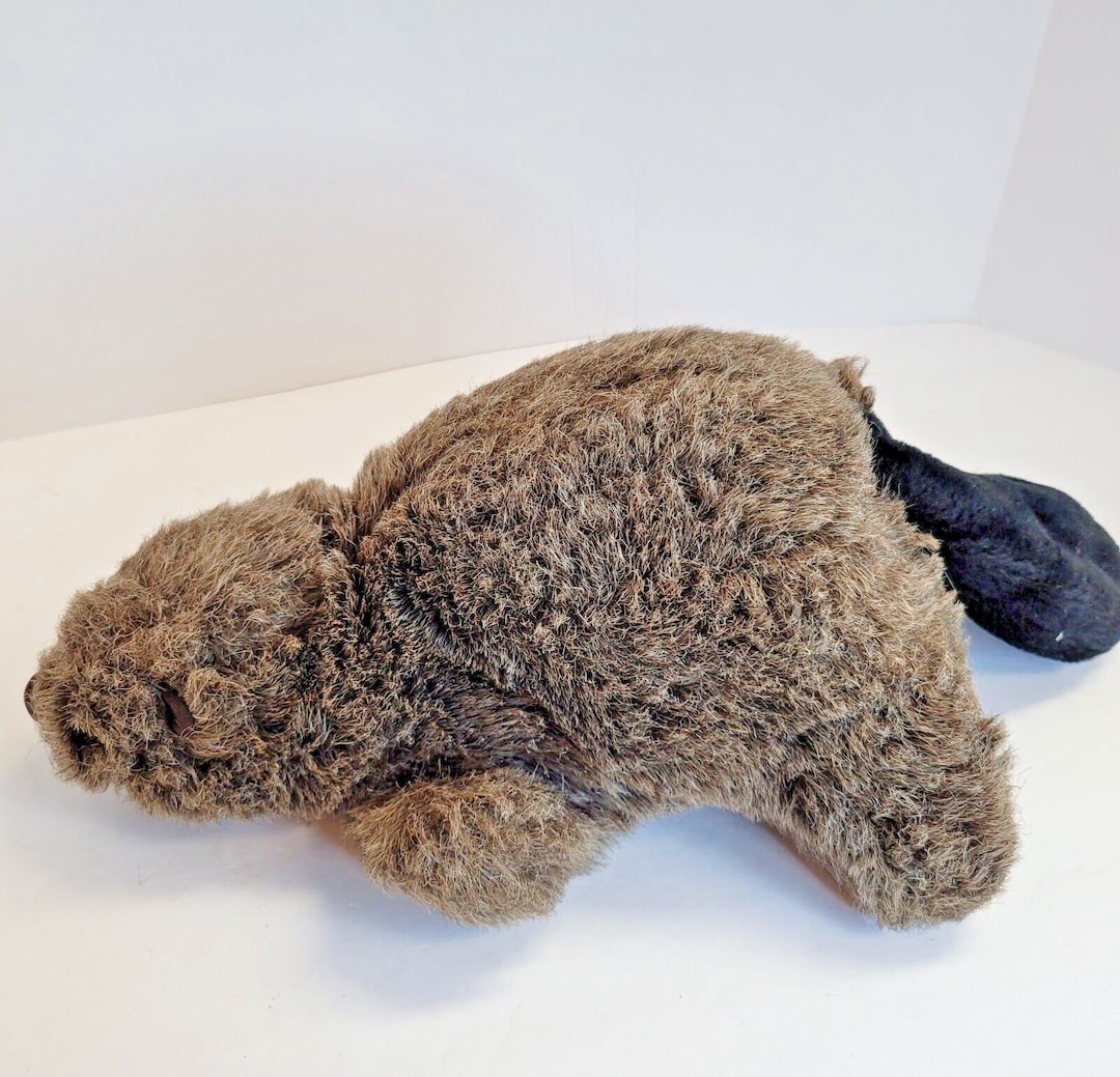 Vintage Furry Folk Hand Puppets Wildlife Animals Folkmanis Beaver Show ...