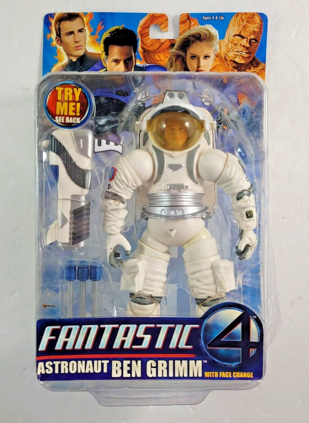 Marvel Fantastic Four Astronaut Ben Grimm Action Figure Toy Biz Sealed ...