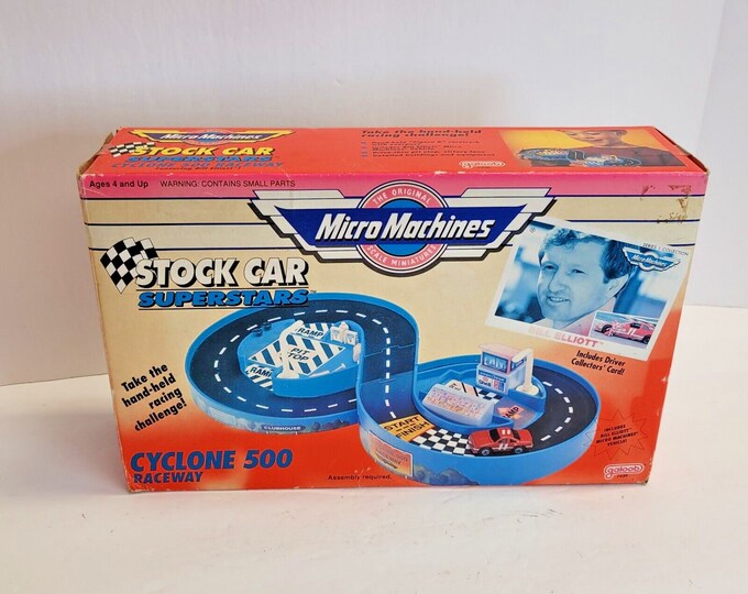 Vintage Galoob 1991 Micro Machines Stockcar Superstars Cyclone 500 ...