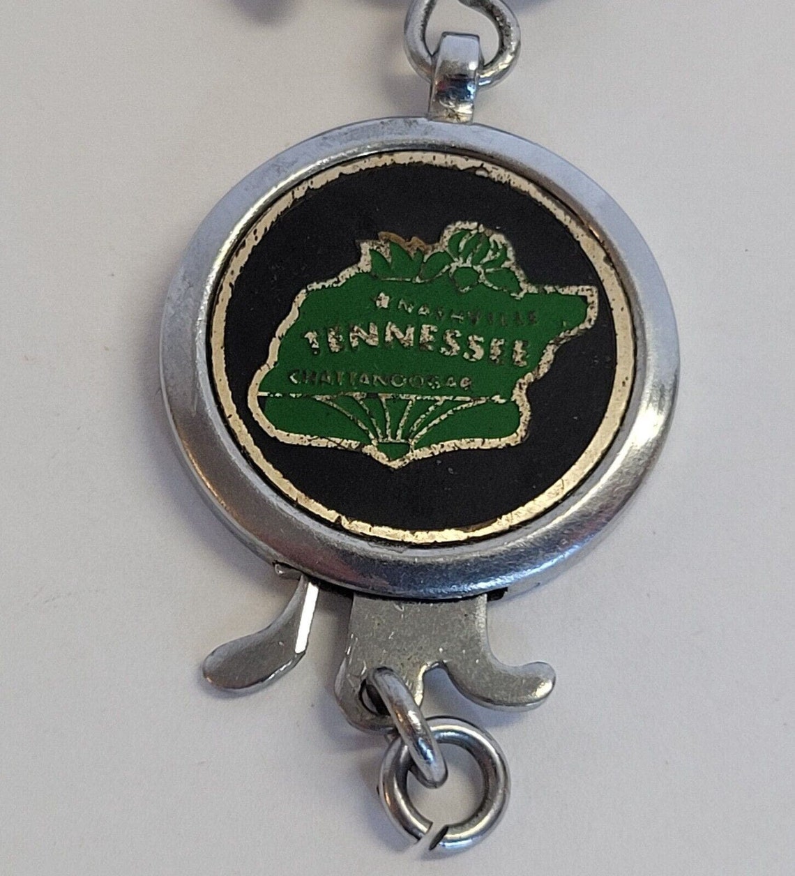 Vintage Tennessee Keychain 1970's Souvenir Keyring 2.5" Metal - Etsy
