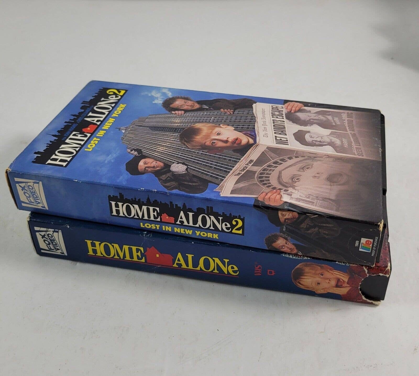 Home Alone 1 & 2 VHS Lot of Two 2 Movies Christmas Holiday - Etsy