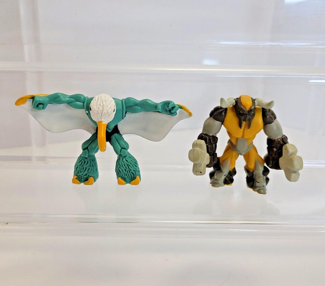 Gormiti Earth Air Tribe Mini PVC Action Figures - Lot of 2 - Bullrock ...