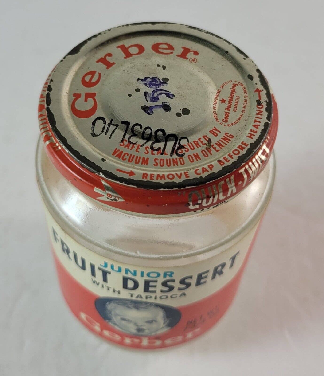 Vintage Gerber Baby Food Jar 1960s Fruit Dessert Tapioca - Etsy