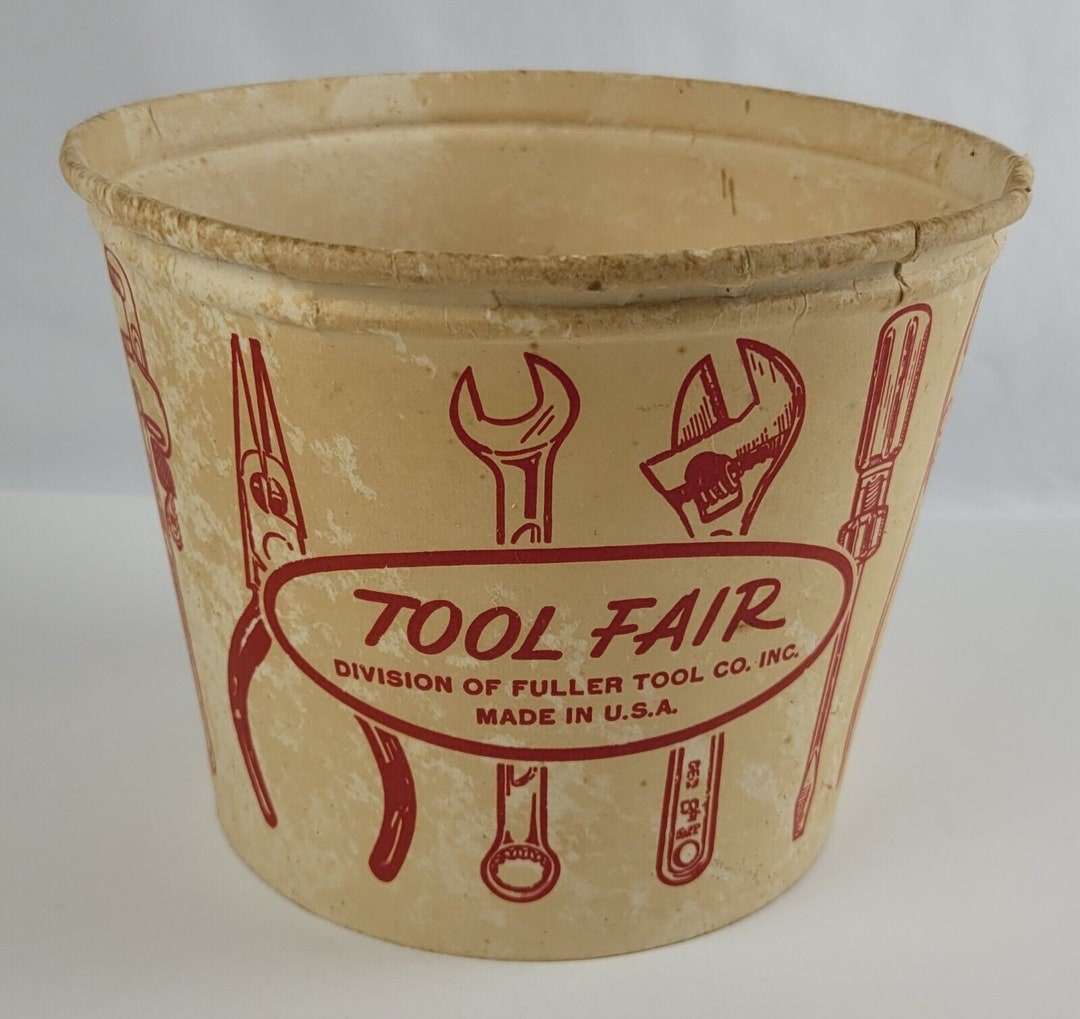 Vintage Paper Paint Bucket 5T1 Quart by Lily Nestrite Fuller Tool Co ...