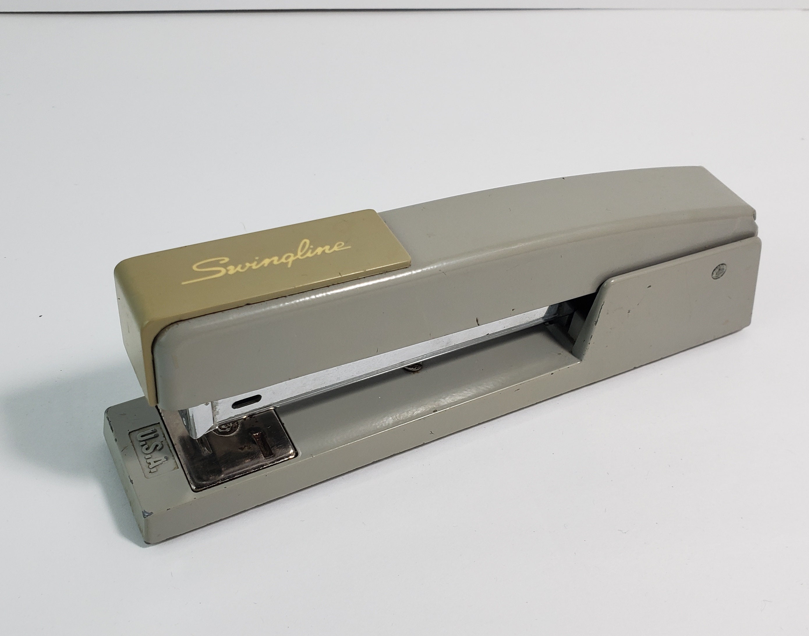 Vintage Swingline Metal Stapler - Classic Grey - Made in USA - Works 7 ...