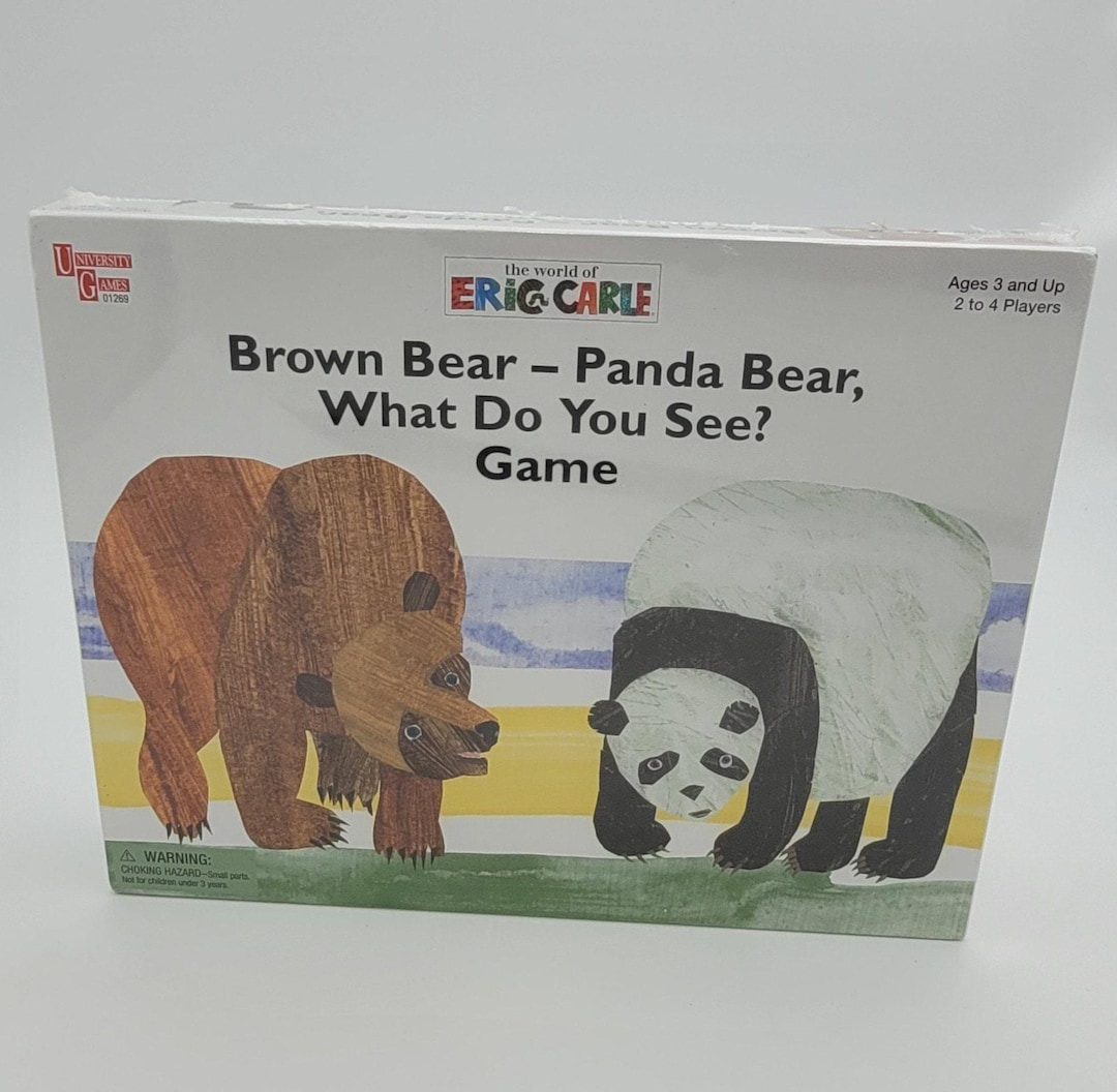 Eric Carle Board Game - Brown Bear-panda Bear What Do You See? - New ...