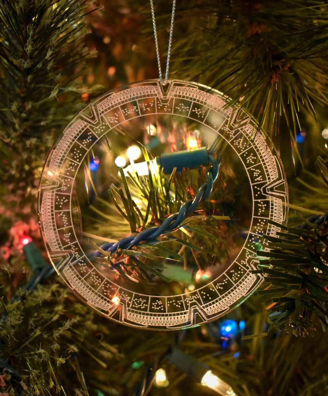 Acrylic Stargate Ornaments (milky Way and Pegasus) From Stargate SG1 ...