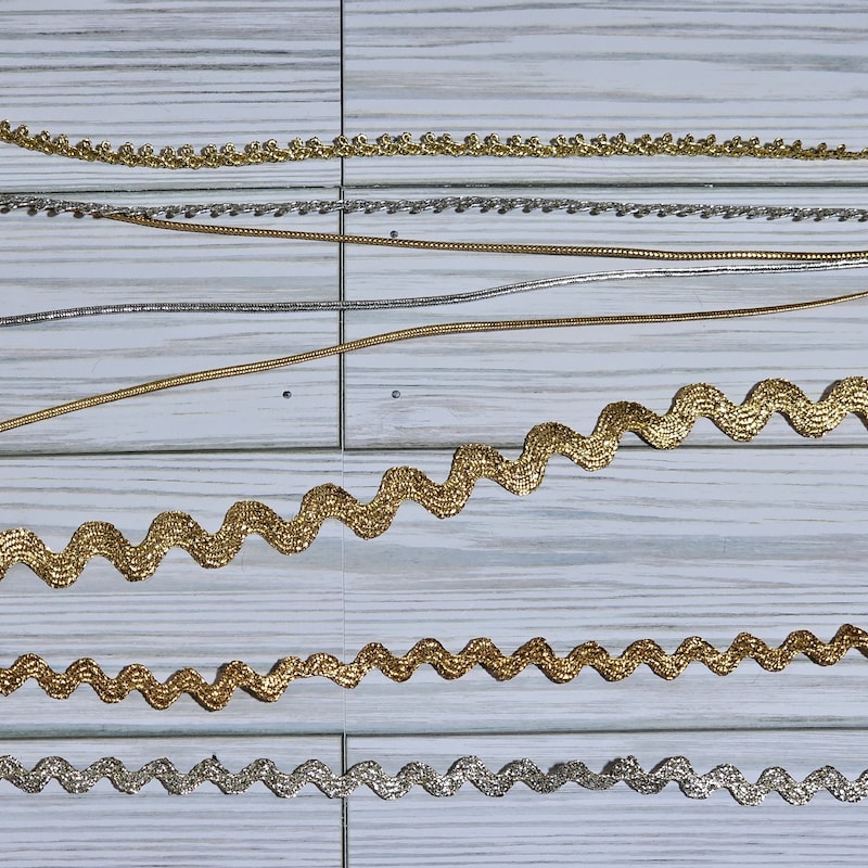 Flat Gold Braided Trim - Etsy