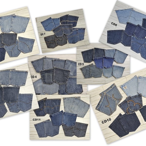 Denim Pockets - Etsy