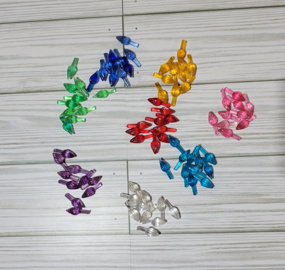 Vintage Ceramic Tree Bulbs Lightly Used Small Bulbs for - Etsy