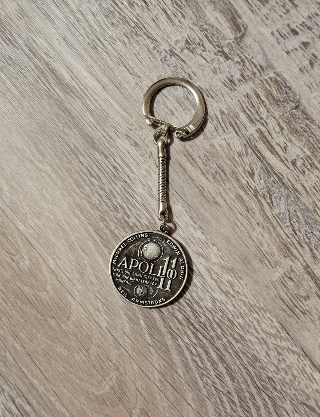 Original Apollo 11 Keychain Keyring - Etsy