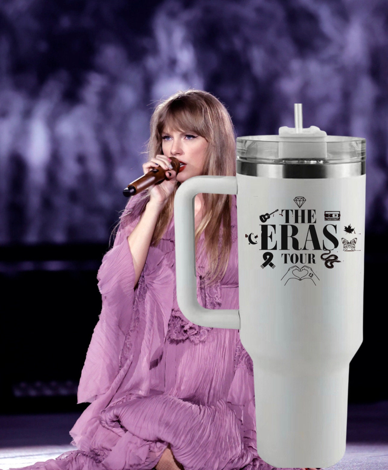 40 Oz Taylor Swift Themed Cups. Made to Order. Allow 3-5 Days for ...