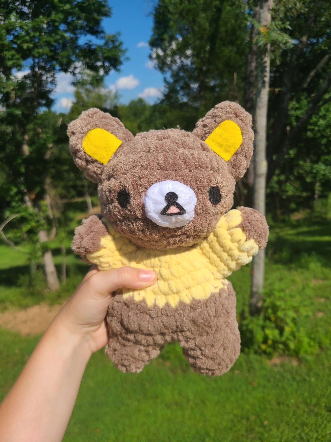 Crochet Rilakkuma Crochet Amigurumi Homemade Adorable - Etsy