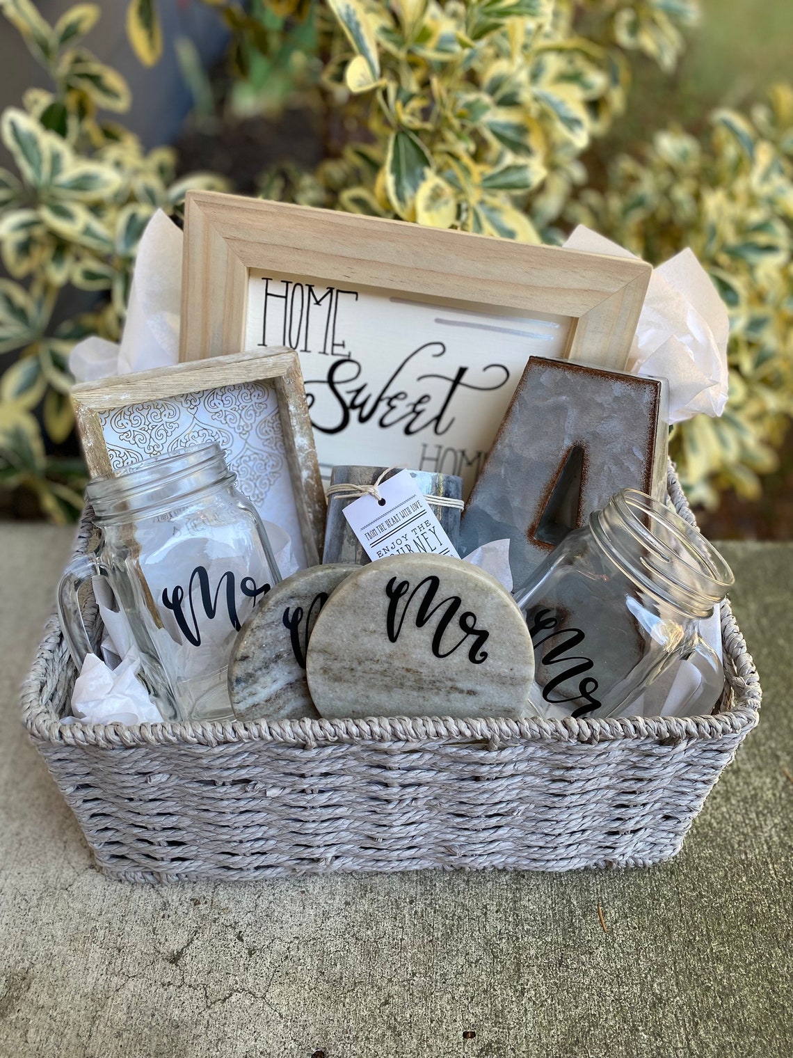 Engagement Gift Basket Wedding Gift | Etsy