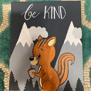 Woodland Animals Nursery Signs Hand Painted - Etsy