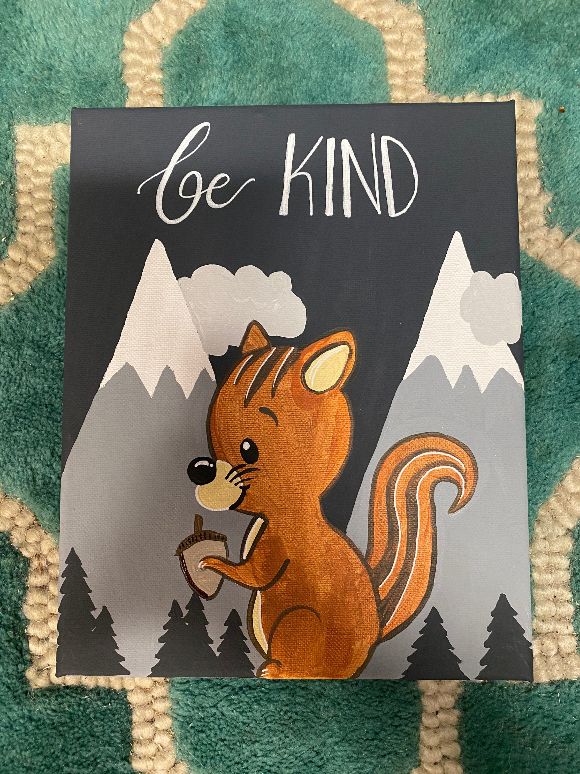 Woodland Animals Nursery Signs Hand Painted | Etsy