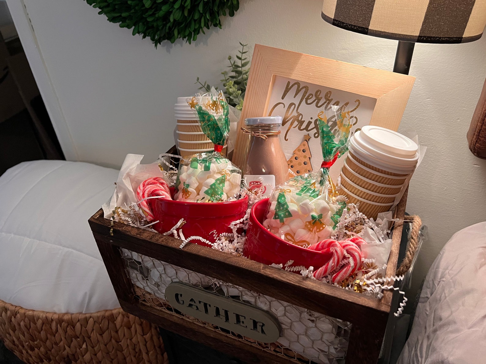 Family Size Hot Coco Kit Gift Basket | Etsy