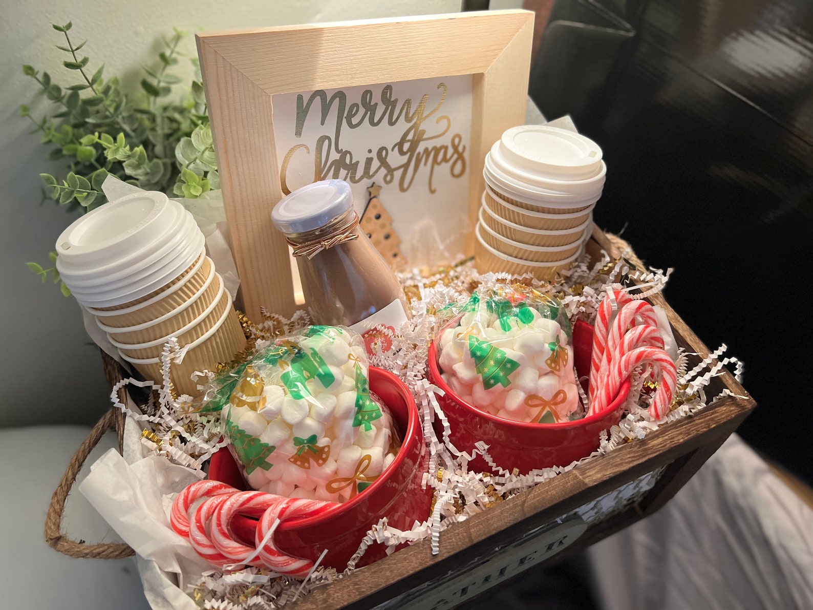 Family Size Hot Coco Kit Gift Basket | Etsy