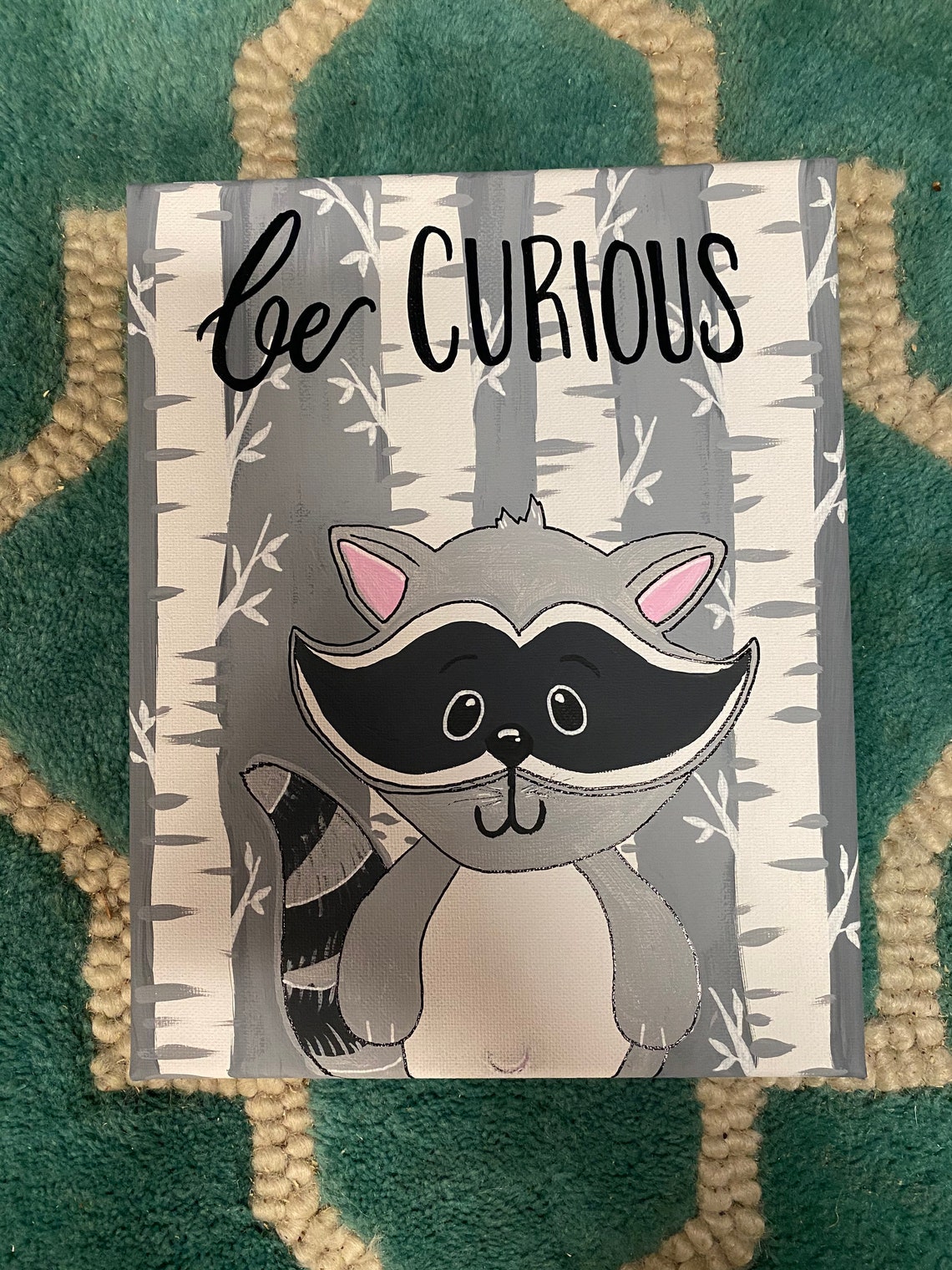 Woodland Animals Nursery Signs Hand Painted | Etsy