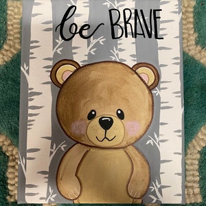 Woodland Animals Nursery Signs Hand Painted - Etsy