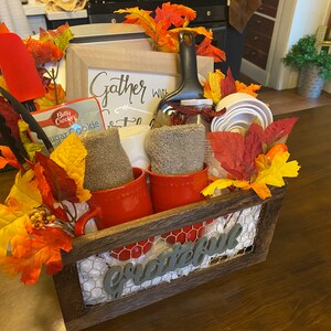 Thanksgiving Celebration Gift Basket- Holiday Family Fun Basket - Etsy
