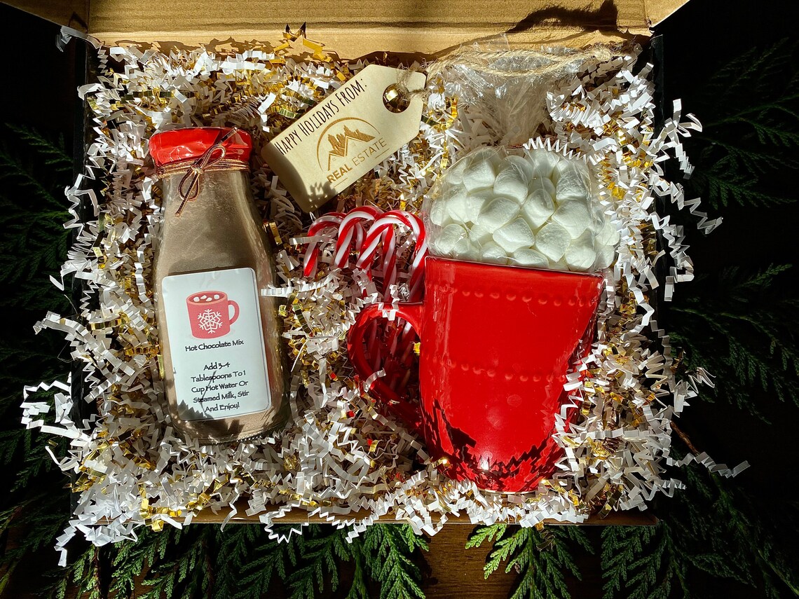 BULK ORDER Holiday Gift Box Hot Cocoa Theme | Etsy