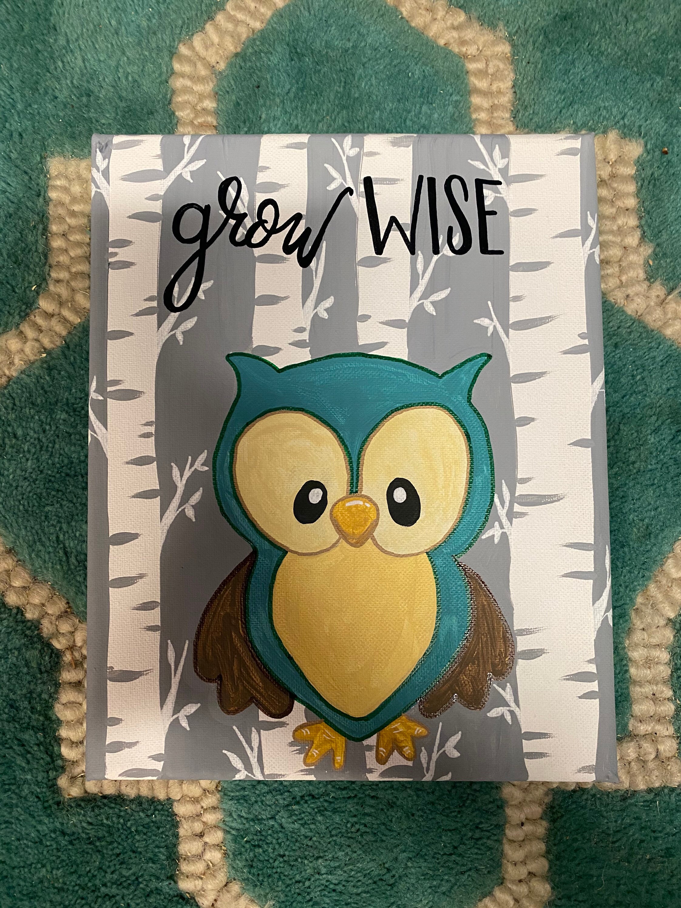 Woodland Animals Nursery Signs Hand Painted | Etsy