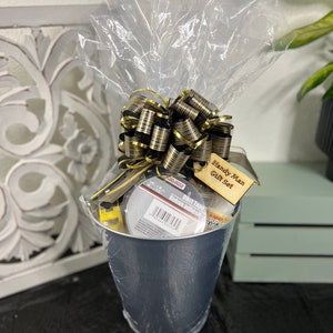 Handyman Gift Basket – Housewarming Gift for Him, Personalized Wood Tag ...
